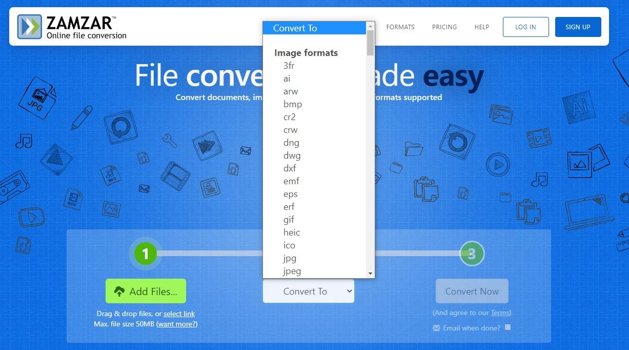 Tuesday Tip Easy File Conversion Tool Zamzar Network1